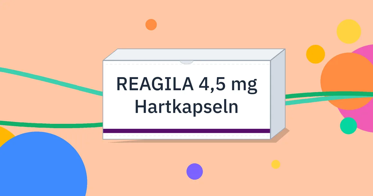 Symbolbild: Packung mit der Aufschrift REAGILA 4,5 mg Hartkapseln (PZN 19740018) – Verfügbarkeit und Bezug in Apotheken in Frankfurt am Main