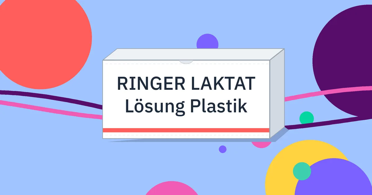 Symbolbild: Packung mit der Aufschrift RINGER LAKTAT Lösung Plastik (PZN 08774126) – Verfügbarkeit und Bezug in Apotheken in Frankfurt am Main
