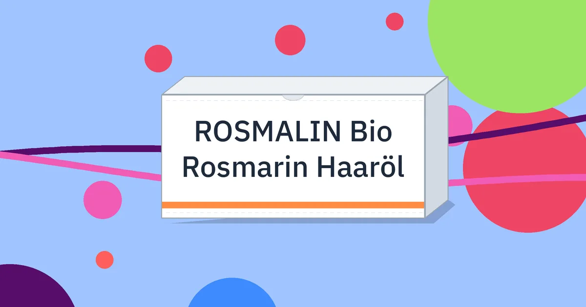 Symbolbild: Packung mit der Aufschrift ROSMALIN Bio Rosmarin Haaröl (PZN 19381105) – Verfügbarkeit und Bezug in Apotheken in Frankfurt am Main