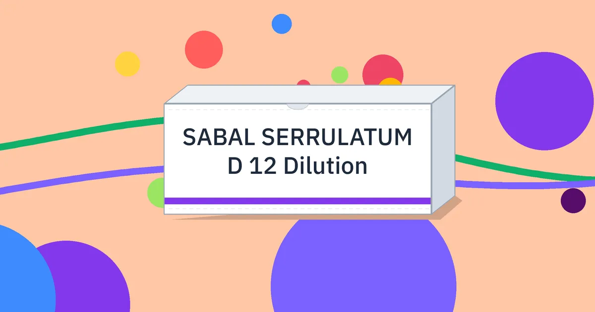 Symbolbild: Packung mit der Aufschrift SABAL SERRULATUM D 12 Dilution (PZN 07179367) – Verfügbarkeit und Bezug in Apotheken in Frankfurt am Main