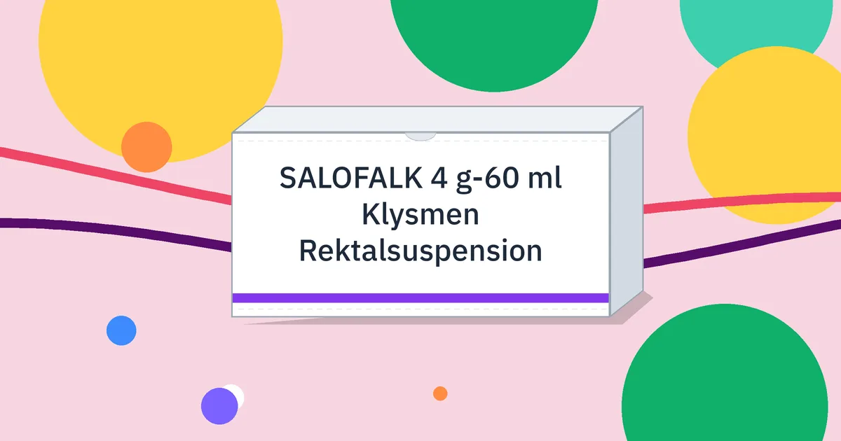 Symbolbild: Packung mit der Aufschrift SALOFALK 4 g-60 ml Klysmen Rektalsuspension (PZN 06920003) – Verfügbarkeit und Bezug in Apotheken in Frankfurt am Main