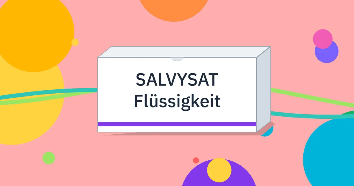 Symbolbild: Packung mit der Aufschrift SALVYSAT Flüssigkeit (PZN 17147730) – Verfügbarkeit und Bezug in Apotheken in Frankfurt am Main