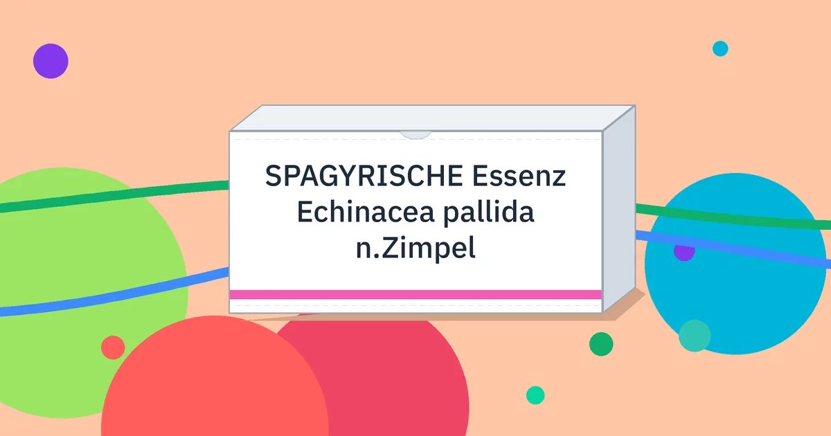 Symbolbild: Packung mit der Aufschrift SPAGYRISCHE Essenz Echinacea pallida n.Zimpel (PZN 00916354) – Verfügbarkeit und Bezug in Apotheken in Frankfurt am Main