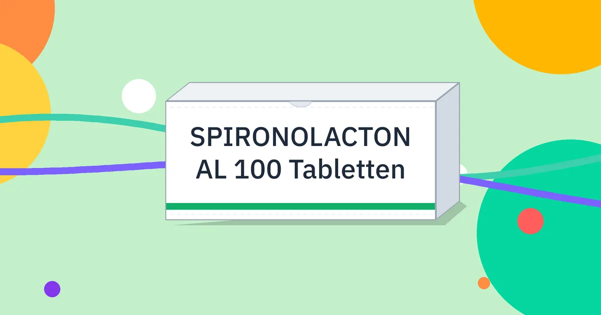 Symbolbild: Packung mit der Aufschrift SPIRONOLACTON AL 100 Tabletten (PZN 00958482) – Verfügbarkeit und Bezug in Apotheken in Frankfurt am Main