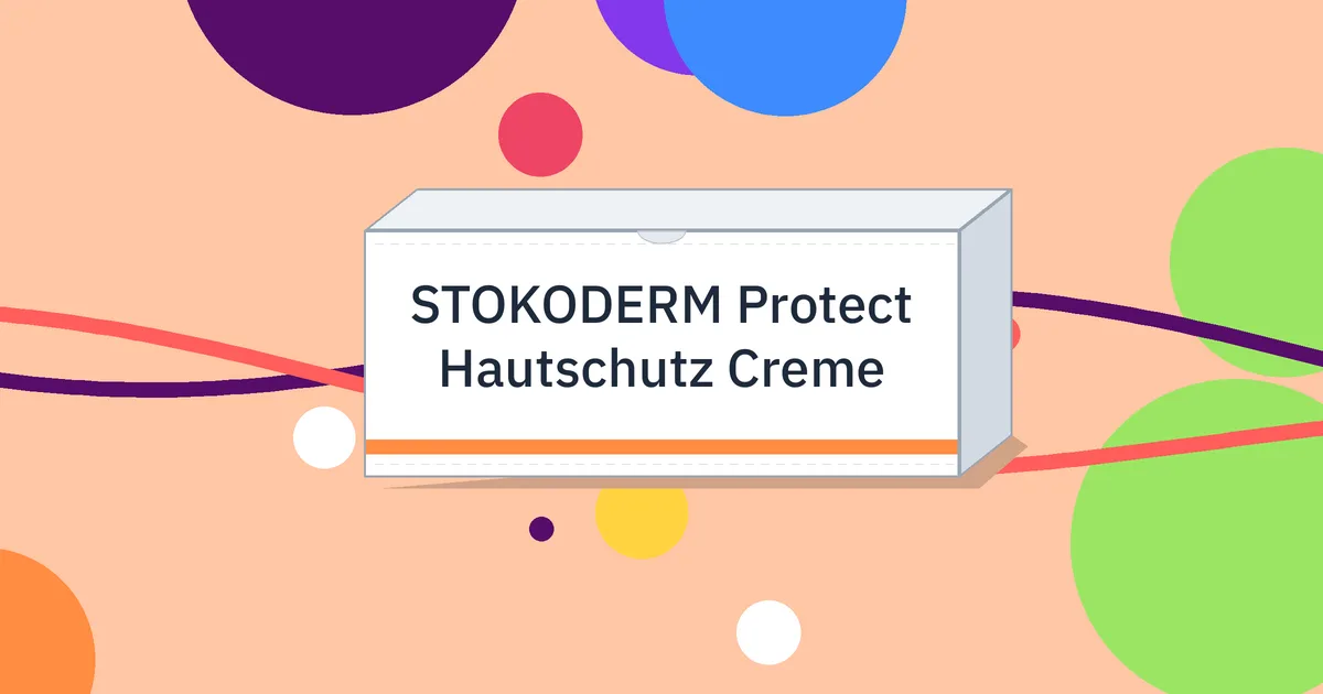 Symbolbild: Packung mit der Aufschrift STOKODERM Protect Hautschutz Creme (PZN 17543466) – Verfügbarkeit und Bezug in Apotheken in Frankfurt am Main
