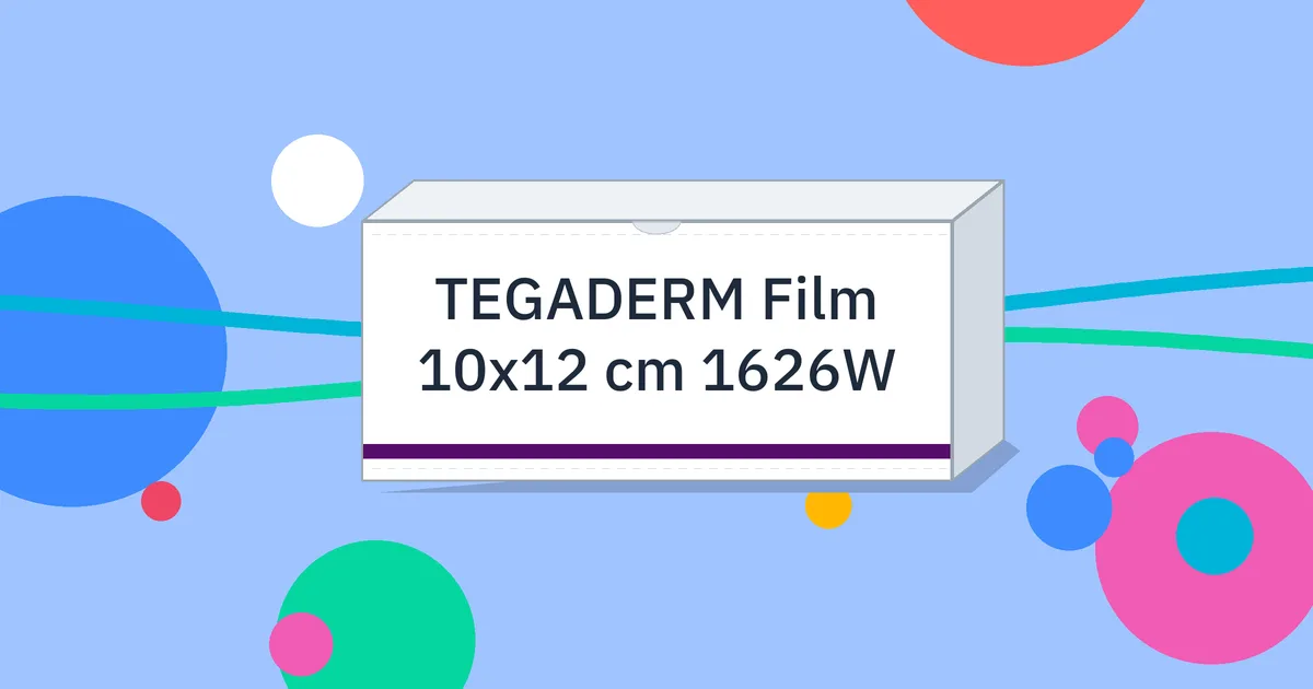 Symbolbild: Packung mit der Aufschrift TEGADERM Film 10x12 cm 1626W (PZN 20543895) – Verfügbarkeit und Bezug in Apotheken in Frankfurt am Main