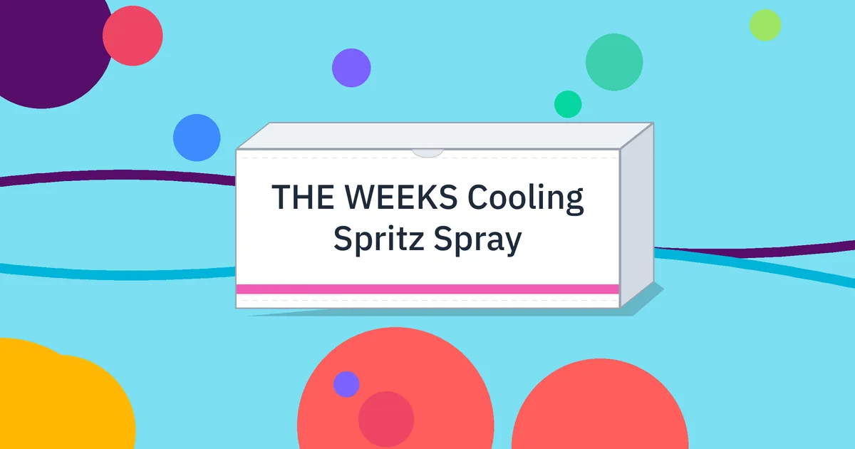 Symbolbild: Packung mit der Aufschrift THE WEEKS Cooling Spritz Spray (PZN 18798843) – Verfügbarkeit und Bezug in Apotheken in Frankfurt am Main