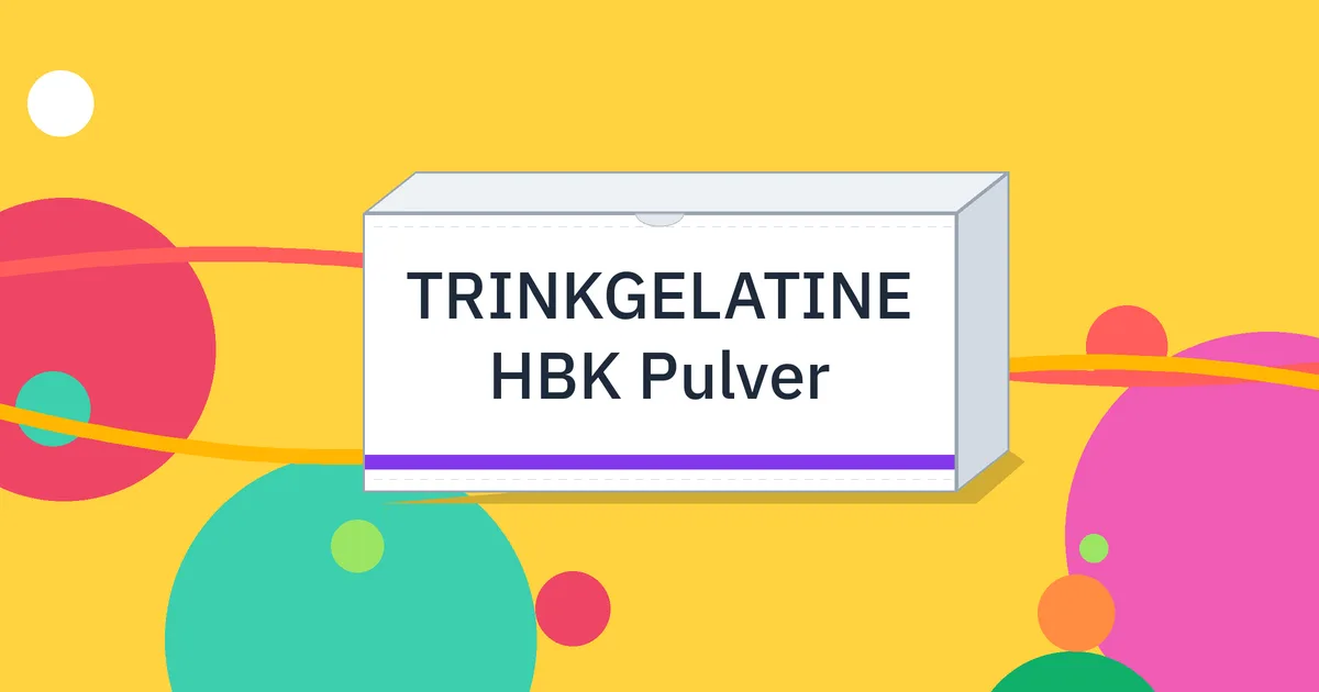 Symbolbild: Packung mit der Aufschrift TRINKGELATINE HBK Pulver (PZN 03476039) – Verfügbarkeit und Bezug in Apotheken in Frankfurt am Main