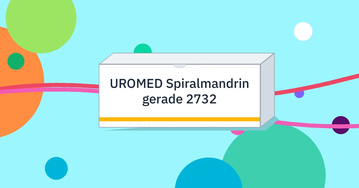 Symbolbild: Packung mit der Aufschrift UROMED Spiralmandrin gerade 2732 (PZN 11229065) – Verfügbarkeit und Bezug in Apotheken in Frankfurt am Main