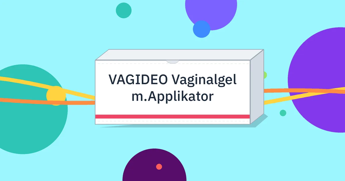 Symbolbild: Packung mit der Aufschrift VAGIDEO Vaginalgel m.Applikator (PZN 20649027) – Verfügbarkeit und Bezug in Apotheken in Frankfurt am Main