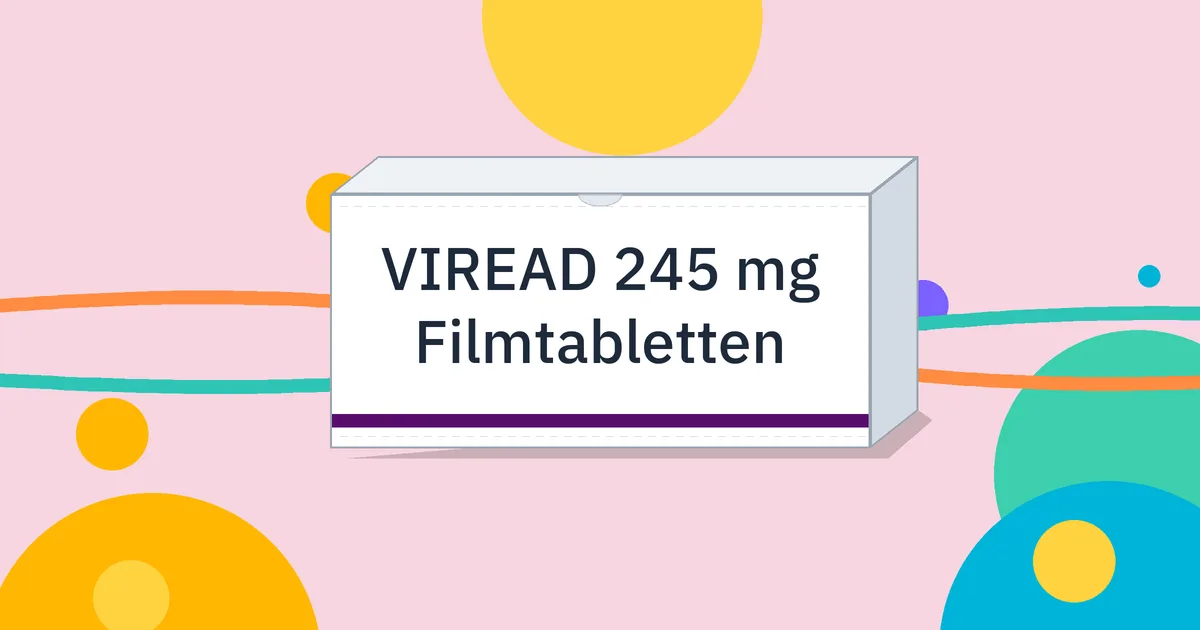 Symbolbild: Packung mit der Aufschrift VIREAD 245 mg Filmtabletten (PZN 11095452) – Verfügbarkeit und Bezug in Apotheken in Frankfurt am Main