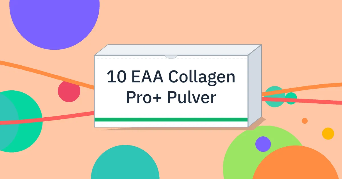 Symbolbild: Packung mit der Aufschrift 10 EAA Collagen Pro+ Pulver (PZN 20700952) – Verfügbarkeit und Bezug in Apotheken in Frankfurt am Main