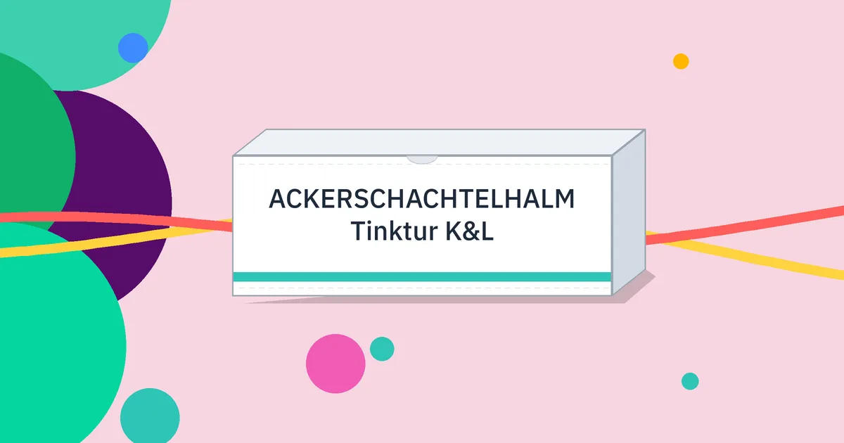 Symbolbild: Packung mit der Aufschrift ACKERSCHACHTELHALM Tinktur K&L (PZN 16607684) – Verfügbarkeit und Bezug in Apotheken in Frankfurt am Main