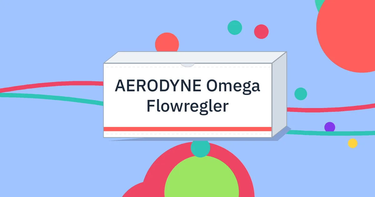 Symbolbild: Packung mit der Aufschrift AERODYNE Omega Flowregler (PZN 00508454) – Verfügbarkeit und Bezug in Apotheken in Frankfurt am Main
