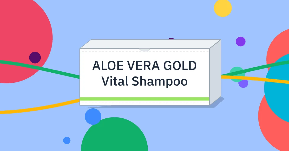 Symbolbild: Packung mit der Aufschrift ALOE VERA GOLD Vital Shampoo (PZN 17455785) – Verfügbarkeit und Bezug in Apotheken in Frankfurt am Main