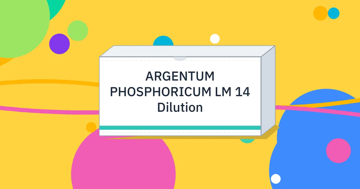 Symbolbild: Packung mit der Aufschrift ARGENTUM PHOSPHORICUM LM 14 Dilution (PZN 12769591) – Verfügbarkeit und Bezug in Apotheken in Frankfurt am Main