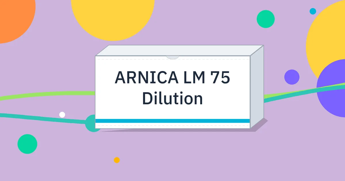 Symbolbild: Packung mit der Aufschrift ARNICA LM 75 Dilution (PZN 12770708) – Verfügbarkeit und Bezug in Apotheken in Frankfurt am Main