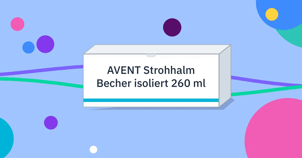 Symbolbild: Packung mit der Aufschrift AVENT Strohhalm Becher isoliert 260 ml (PZN 04763025) – Verfügbarkeit und Bezug in Apotheken in Frankfurt am Main