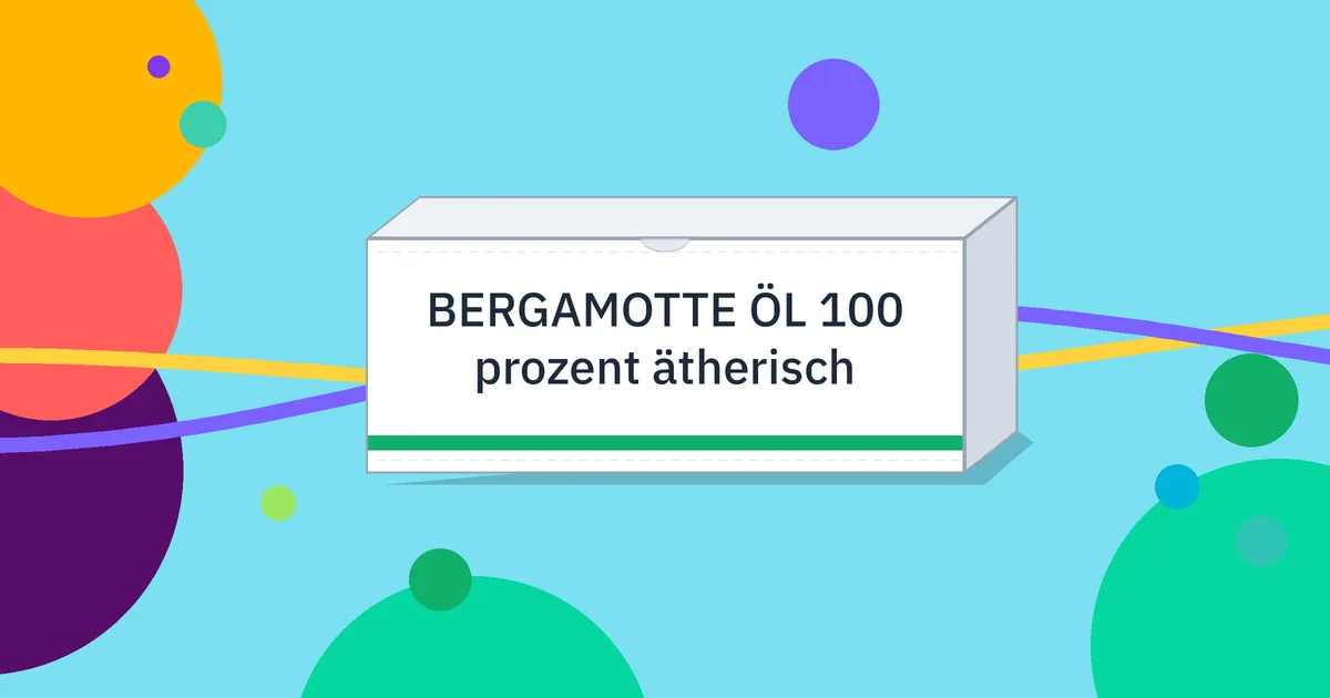 Symbolbild: Packung mit der Aufschrift BERGAMOTTE ÖL 100 prozent ätherisch (PZN 07205283) – Verfügbarkeit und Bezug in Apotheken in Frankfurt am Main