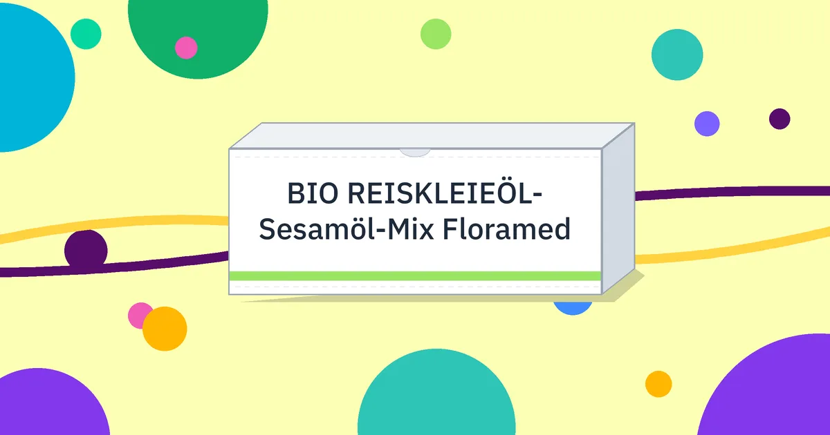 Symbolbild: Packung mit der Aufschrift BIO REISKLEIEÖL-Sesamöl-Mix Floramed (PZN 04385020) – Verfügbarkeit und Bezug in Apotheken in Frankfurt am Main