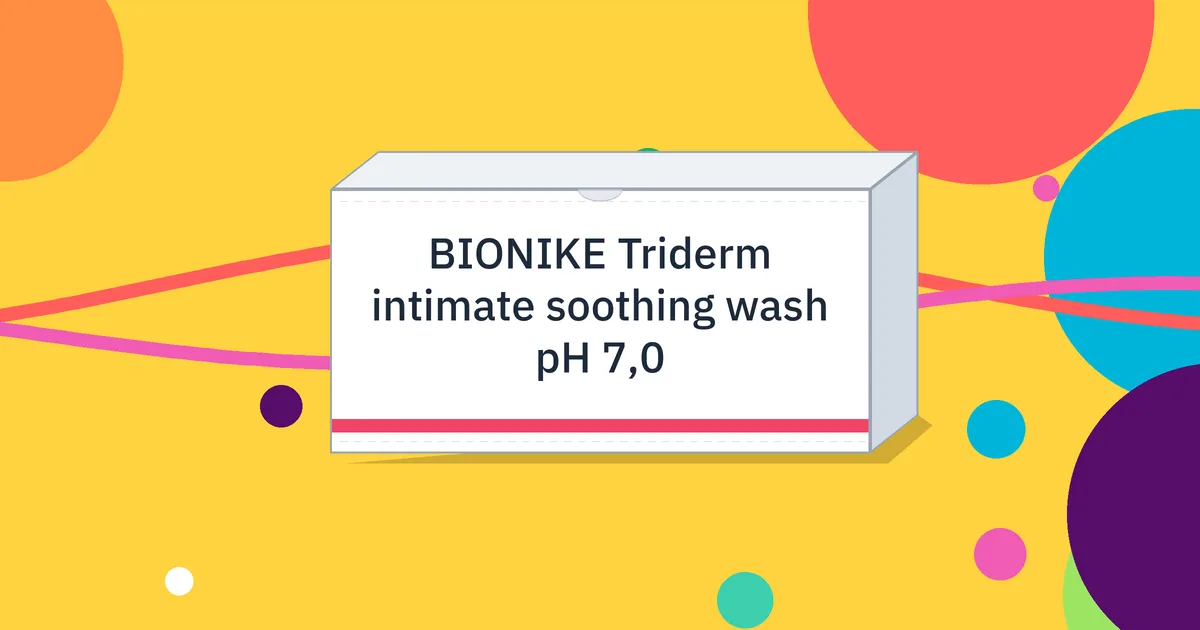 Symbolbild: Packung mit der Aufschrift BIONIKE Triderm intimate soothing wash pH 7,0 (PZN 12534770) – Verfügbarkeit und Bezug in Apotheken in Frankfurt am Main