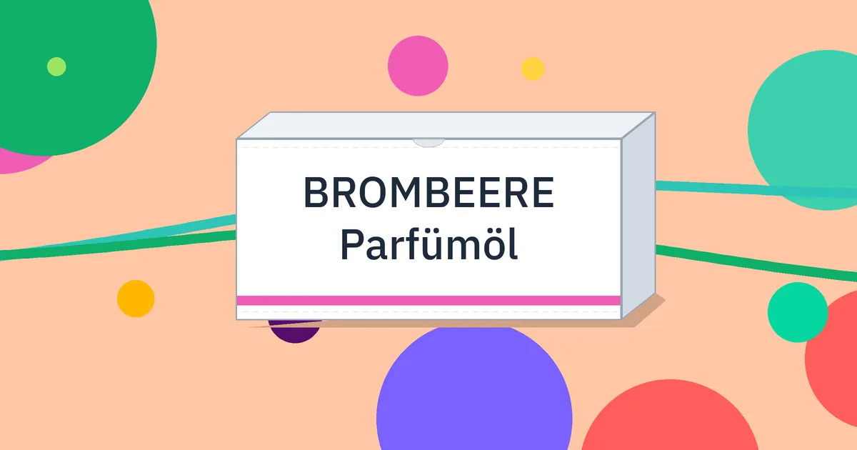 Symbolbild: Packung mit der Aufschrift BROMBEERE Parfümöl (PZN 07617086) – Verfügbarkeit und Bezug in Apotheken in Frankfurt am Main
