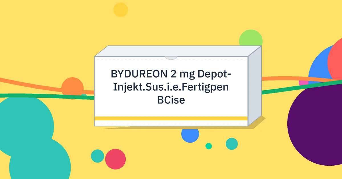 Symbolbild: Packung mit der Aufschrift BYDUREON 2 mg Depot-Injekt.Sus.i.e.Fertigpen BCise (PZN 16910276) – Verfügbarkeit und Bezug in Apotheken in Frankfurt am Main