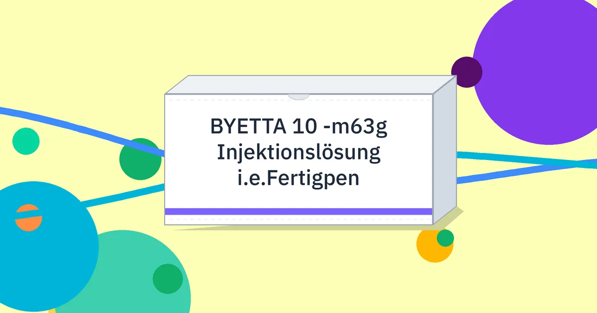 Symbolbild: Packung mit der Aufschrift BYETTA 10 -m63g Injektionslösung i.e.Fertigpen (PZN 11564740) – Verfügbarkeit und Bezug in Apotheken in Frankfurt am Main