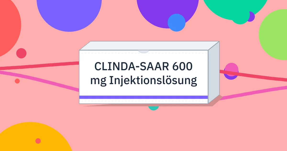 Symbolbild: Packung mit der Aufschrift CLINDA-SAAR 600 mg Injektionslösung (PZN 10066112) – Verfügbarkeit und Bezug in Apotheken in Frankfurt am Main