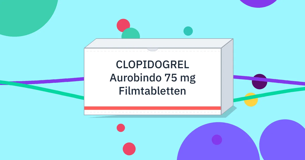 Symbolbild: Packung mit der Aufschrift CLOPIDOGREL Aurobindo 75 mg Filmtabletten (PZN 10012731) – Verfügbarkeit und Bezug in Apotheken in Frankfurt am Main