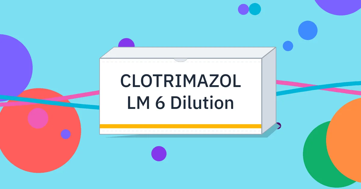 Symbolbild: Packung mit der Aufschrift CLOTRIMAZOL LM 6 Dilution (PZN 12822598) – Verfügbarkeit und Bezug in Apotheken in Frankfurt am Main