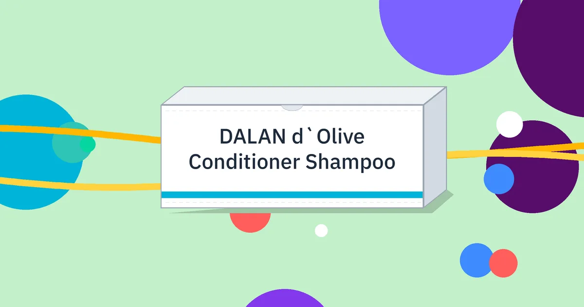 Symbolbild: Packung mit der Aufschrift DALAN d`Olive Conditioner Shampoo (PZN 10097816) – Verfügbarkeit und Bezug in Apotheken in Frankfurt am Main