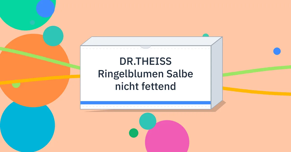 Symbolbild: Packung mit der Aufschrift DR.THEISS Ringelblumen Salbe nicht fettend (PZN 04123923) – Verfügbarkeit und Bezug in Apotheken in Frankfurt am Main