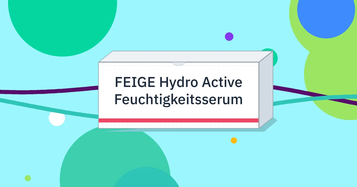 Symbolbild: Packung mit der Aufschrift FEIGE Hydro Active Feuchtigkeitsserum (PZN 09476796) – Verfügbarkeit und Bezug in Apotheken in Frankfurt am Main