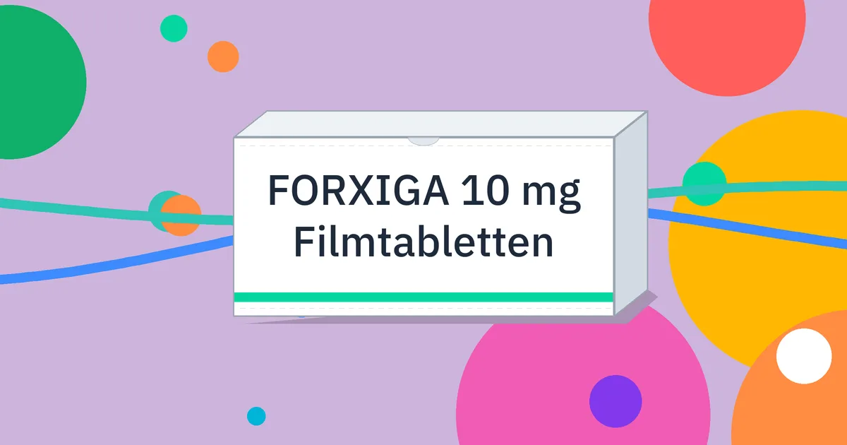 Symbolbild: Packung mit der Aufschrift FORXIGA 10 mg Filmtabletten (PZN 20511257) – Verfügbarkeit und Bezug in Apotheken in Frankfurt am Main