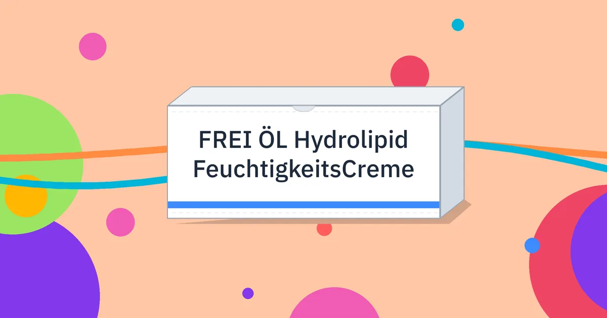 Symbolbild: Packung mit der Aufschrift FREI ÖL Hydrolipid FeuchtigkeitsCreme (PZN 18212760) – Verfügbarkeit und Bezug in Apotheken in Frankfurt am Main