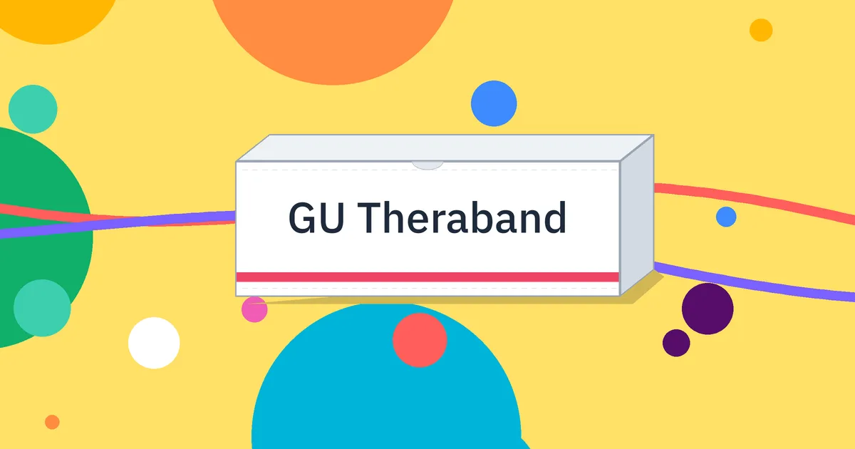 Symbolbild: Packung mit der Aufschrift GU Theraband (PZN 12742296) – Verfügbarkeit und Bezug in Apotheken in Frankfurt am Main