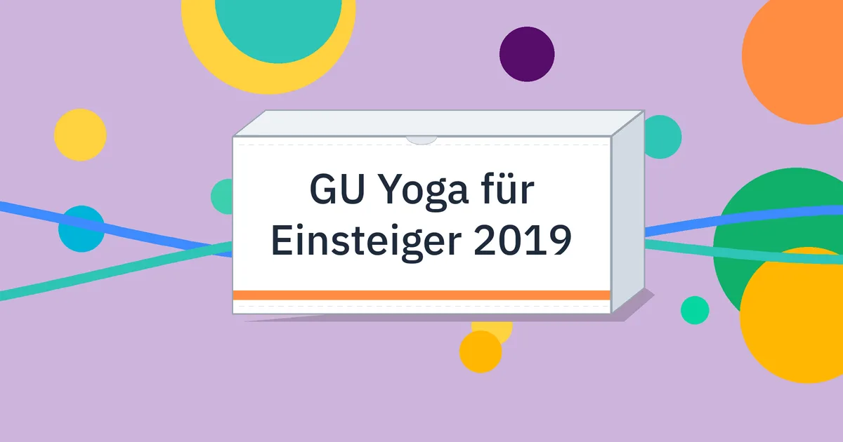 Symbolbild: Packung mit der Aufschrift GU Yoga für Einsteiger 2019 (PZN 15992119) – Verfügbarkeit und Bezug in Apotheken in Frankfurt am Main
