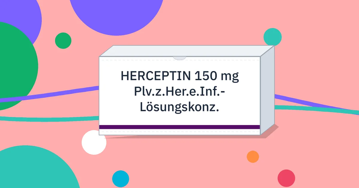 Symbolbild: Packung mit der Aufschrift HERCEPTIN 150 mg Plv.z.Her.e.Inf.-Lösungskonz. (PZN 17545608) – Verfügbarkeit und Bezug in Apotheken in Frankfurt am Main
