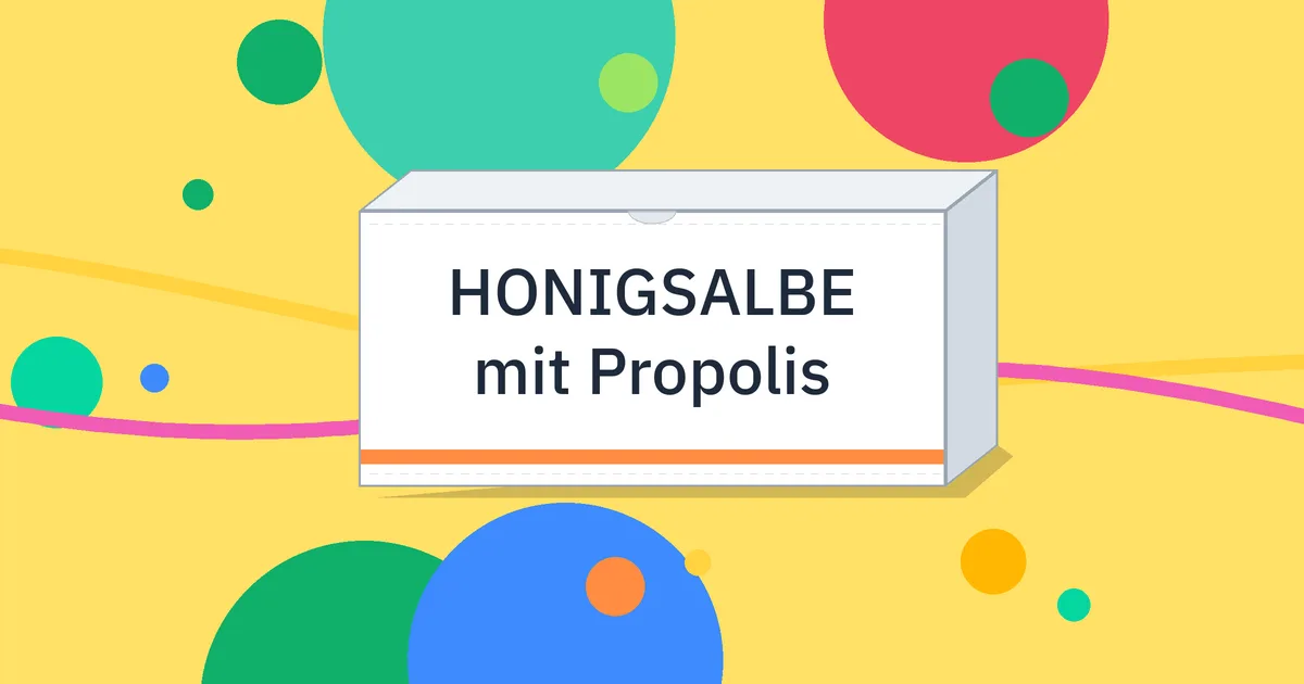 Symbolbild: Packung mit der Aufschrift HONIGSALBE mit Propolis (PZN 17951165) – Verfügbarkeit und Bezug in Apotheken in Frankfurt am Main