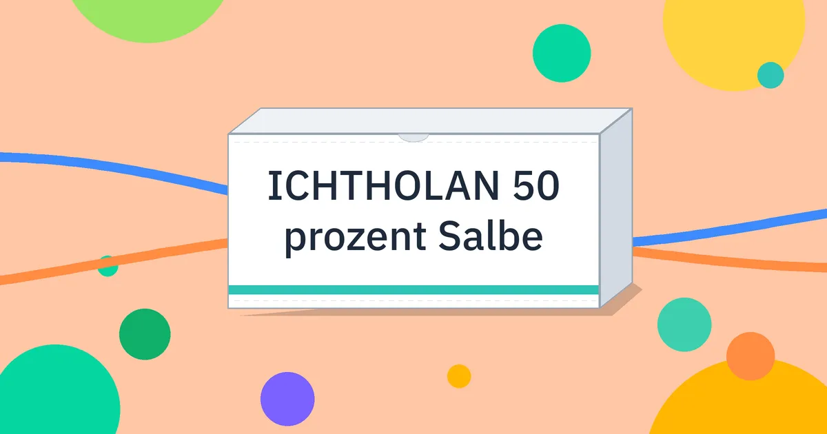 Symbolbild: Packung mit der Aufschrift ICHTHOLAN 50 prozent Salbe (PZN 01050129) – Verfügbarkeit und Bezug in Apotheken in Frankfurt am Main