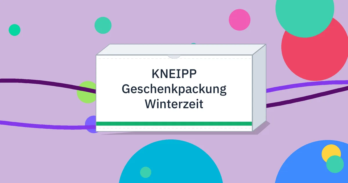 Symbolbild: Packung mit der Aufschrift KNEIPP Geschenkpackung Winterzeit (PZN 19697073) – Verfügbarkeit und Bezug in Apotheken in Frankfurt am Main