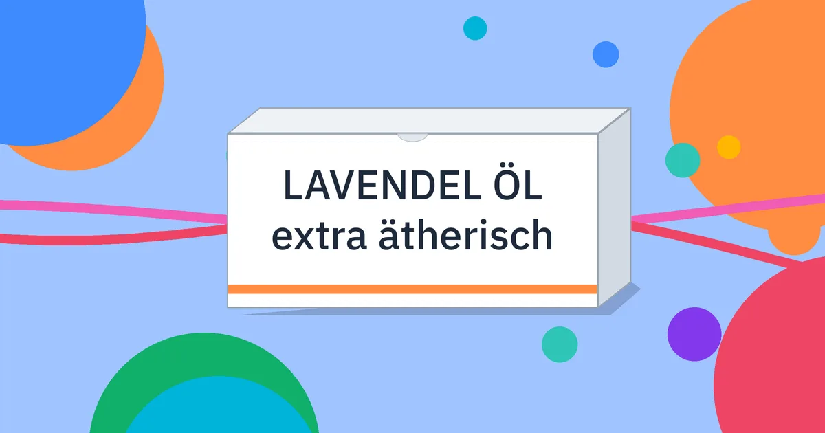 Symbolbild: Packung mit der Aufschrift LAVENDEL ÖL extra ätherisch (PZN 00720504) – Verfügbarkeit und Bezug in Apotheken in Frankfurt am Main