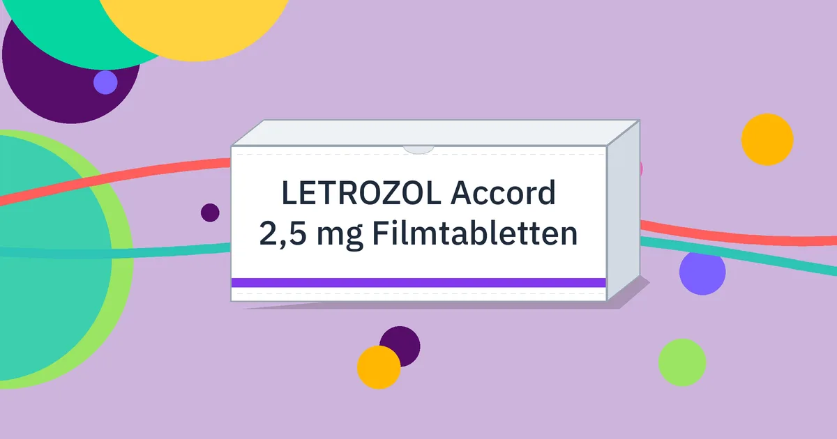 Symbolbild: Packung mit der Aufschrift LETROZOL Accord 2,5 mg Filmtabletten (PZN 11156981) – Verfügbarkeit und Bezug in Apotheken in Frankfurt am Main