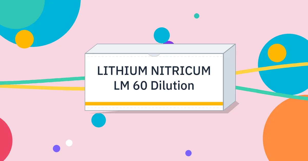 Symbolbild: Packung mit der Aufschrift LITHIUM NITRICUM LM 60 Dilution (PZN 12932714) – Verfügbarkeit und Bezug in Apotheken in Frankfurt am Main