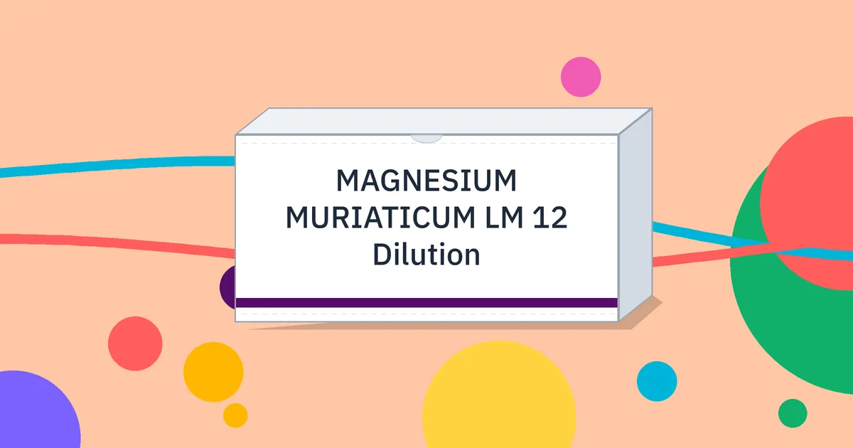 Symbolbild: Packung mit der Aufschrift MAGNESIUM MURIATICUM LM 12 Dilution (PZN 07540952) – Verfügbarkeit und Bezug in Apotheken in Frankfurt am Main