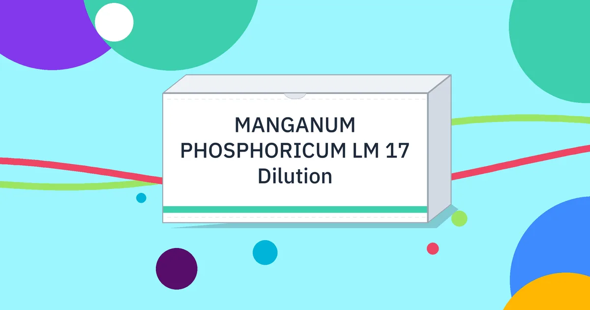 Symbolbild: Packung mit der Aufschrift MANGANUM PHOSPHORICUM LM 17 Dilution (PZN 12945622) – Verfügbarkeit und Bezug in Apotheken in Frankfurt am Main