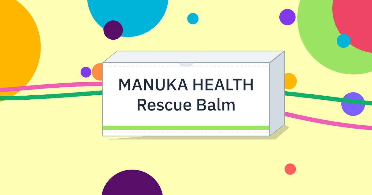 Symbolbild: Packung mit der Aufschrift MANUKA HEALTH Rescue Balm (PZN 16878325) – Verfügbarkeit und Bezug in Apotheken in Frankfurt am Main