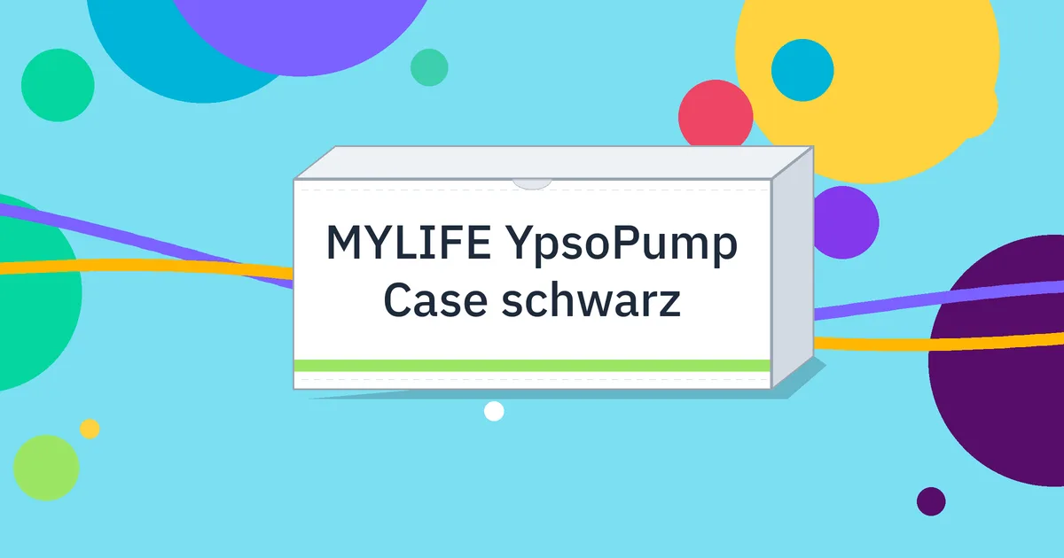 Symbolbild: Packung mit der Aufschrift MYLIFE YpsoPump Case schwarz (PZN 12502095) – Verfügbarkeit und Bezug in Apotheken in Frankfurt am Main