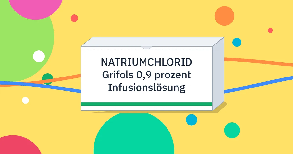 Symbolbild: Packung mit der Aufschrift NATRIUMCHLORID Grifols 0,9 prozent Infusionslösung (PZN 19394935) – Verfügbarkeit und Bezug in Apotheken in Frankfurt am Main